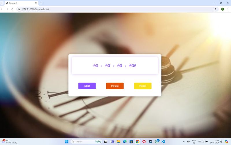 Bharath Kumar on LinkedIn: Task 2 :Stopwatch Web Application Stopwatch ... Bharath Kumar on LinkedIn: Task 2 :Stopwatch Web Application Stopwatch ...