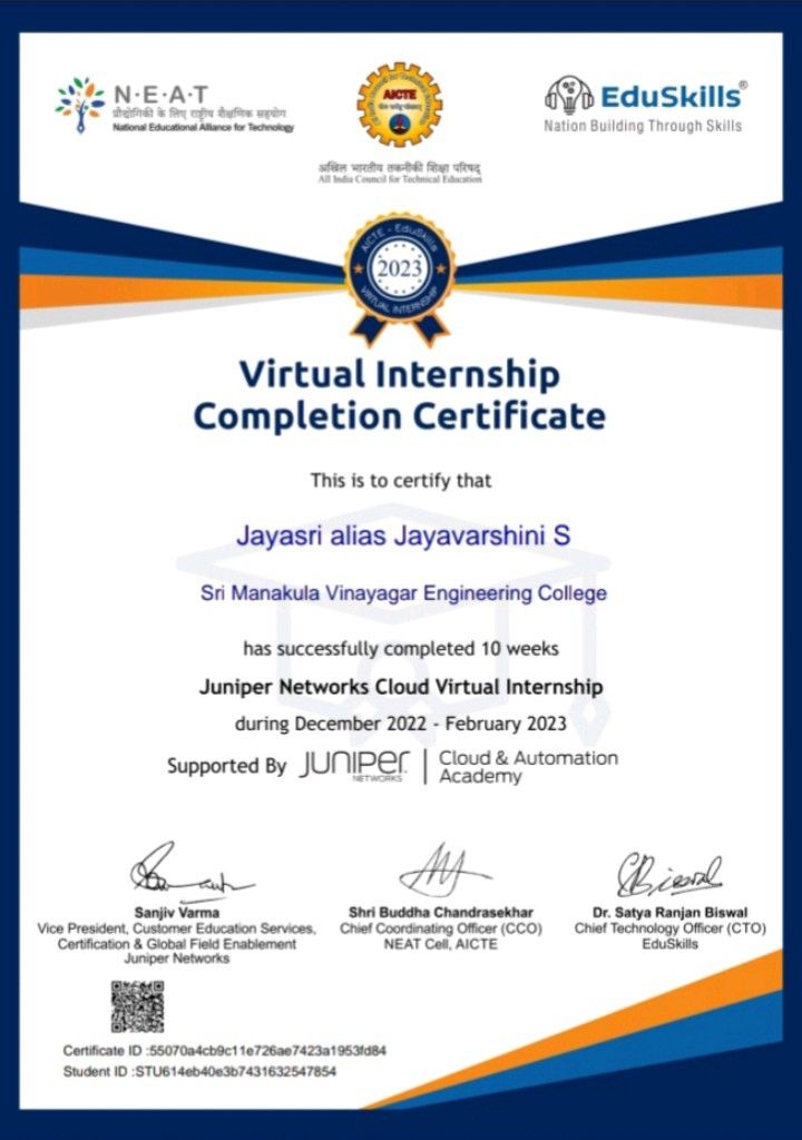 jayasri alias jayavarshini s posted on LinkedIn jayasri alias jayavarshini s posted on LinkedIn