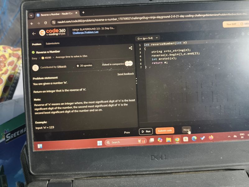 Snehadip Ghoshal on LinkedIn: #ninjaslayground #codingninjas #codetoconquer Snehadip Ghoshal on LinkedIn: #ninjaslayground #codingninjas #codetoconquer