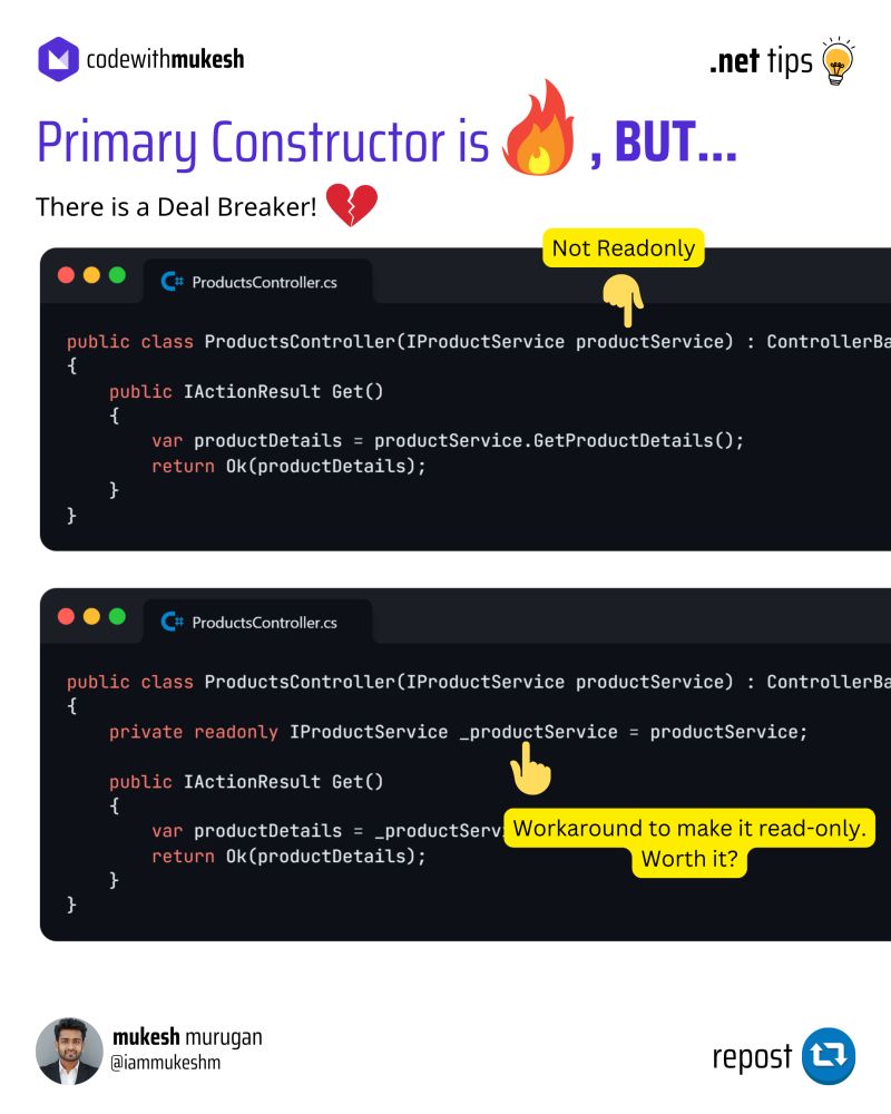 Mukesh Murugan on LinkedIn: #dotnet #csharp #dotnet8 #backend # ... Mukesh Murugan on LinkedIn: #dotnet #csharp #dotnet8 #backend # ...