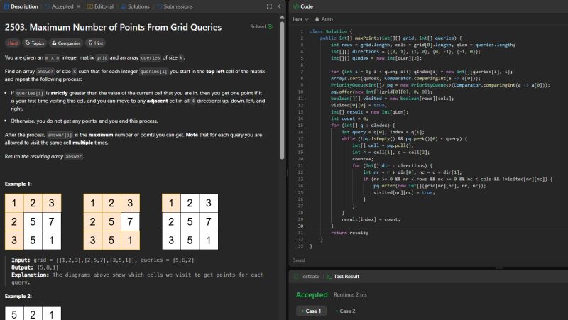 #100daysofcode #100daysofcode #leetcode #gridtraversal #pathfinding ... #100daysofcode #100daysofcode #leetcode #gridtraversal #pathfinding ...