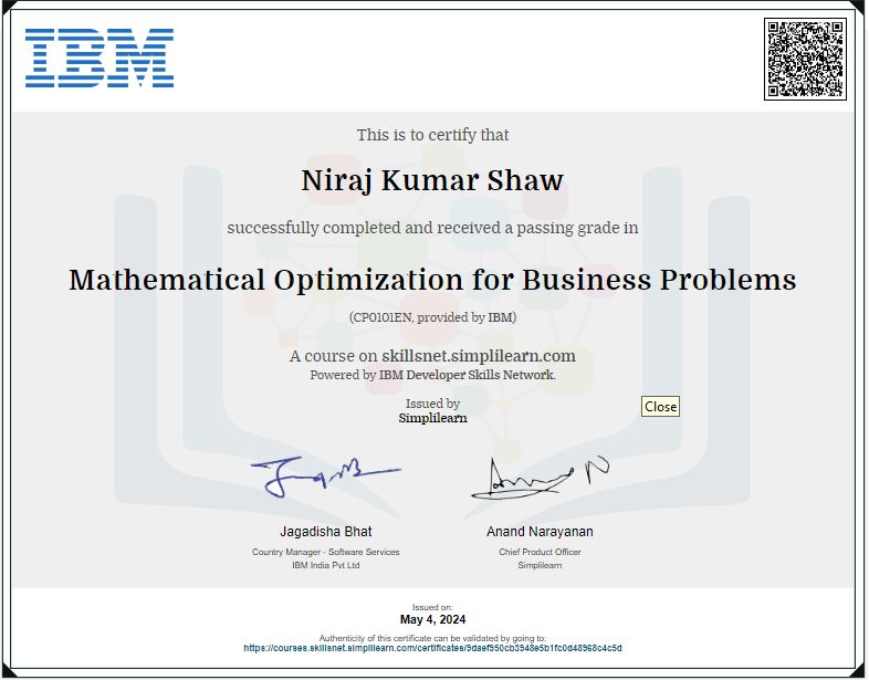 Niraj Kumar Shaw on LinkedIn: I’m happy to share that I’ve obtained a ... Niraj Kumar Shaw on LinkedIn: I’m happy to share that I’ve obtained a ...