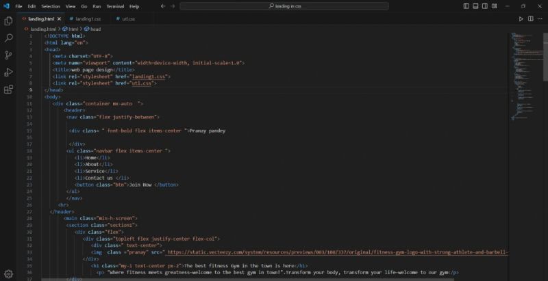 Pranay Pandey on LinkedIn: #codsoft #codsoft #secondproject #landingpage Pranay Pandey on LinkedIn: #codsoft #codsoft #secondproject #landingpage