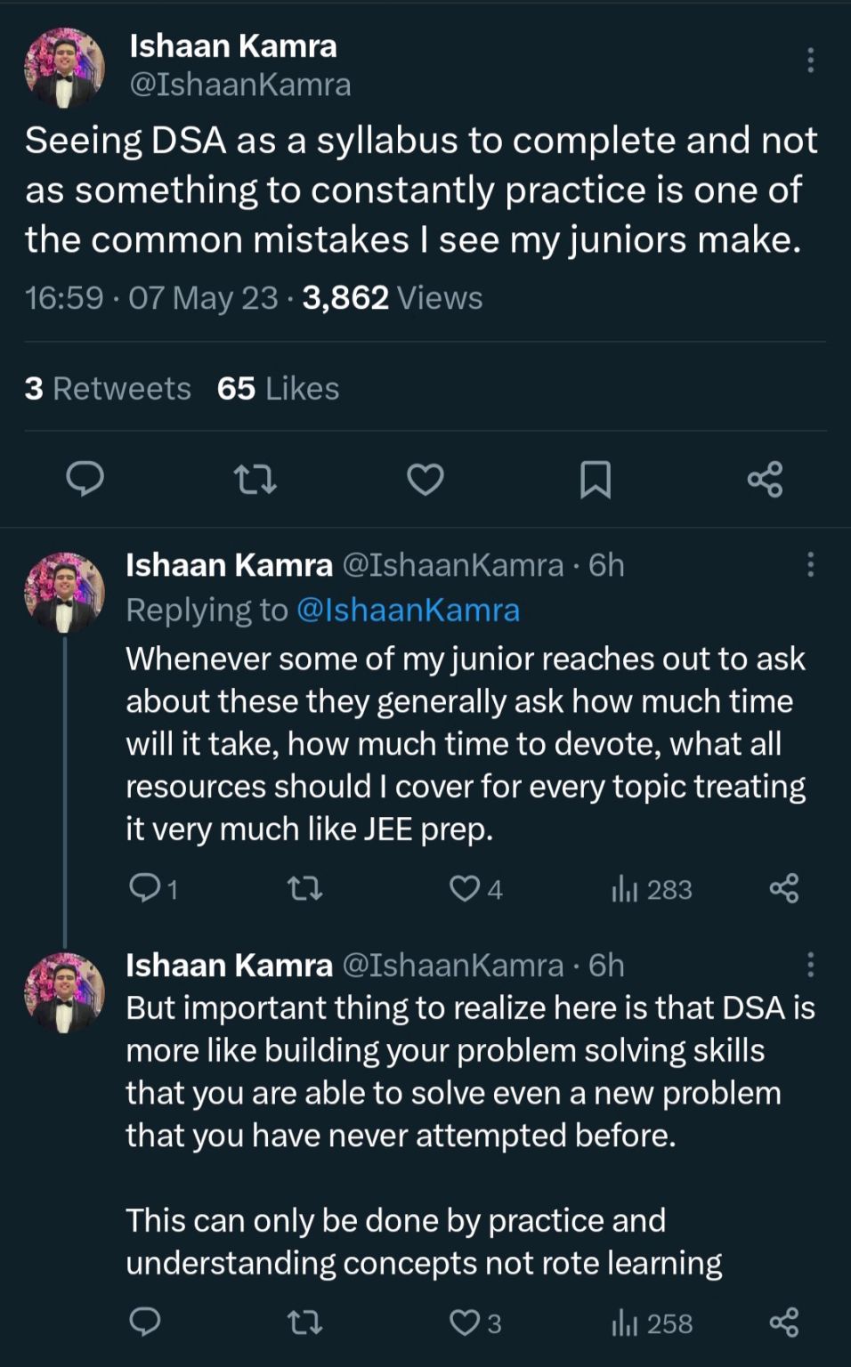 Bhaskar Nandy on LinkedIn: #ishaankamra #coding #motivation #dsa #leetcode… Bhaskar Nandy on LinkedIn: #ishaankamra #coding #motivation #dsa #leetcode…