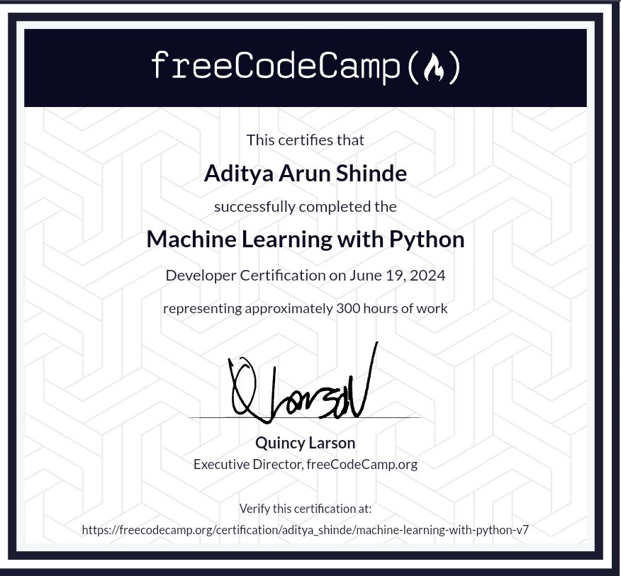 Aditya Shinde on LinkedIn: #machinelearning #python #datascience # ... Aditya Shinde on LinkedIn: #machinelearning #python #datascience # ...