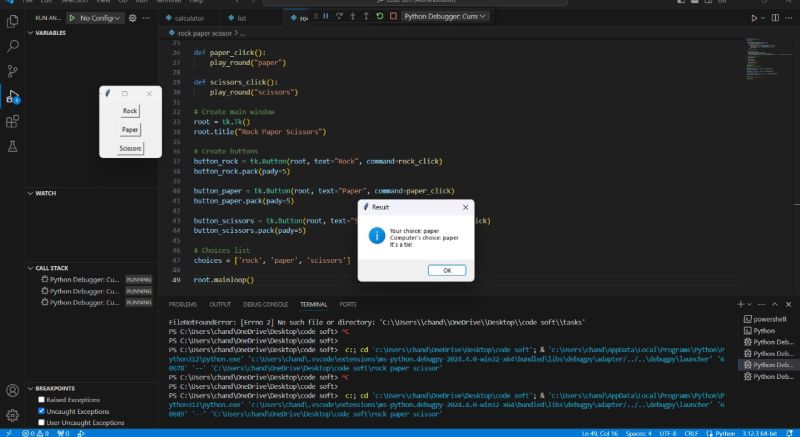Are Hemanth on LinkedIn: #pythongamedev #rockpaperscissors # ... Are Hemanth on LinkedIn: #pythongamedev #rockpaperscissors # ...