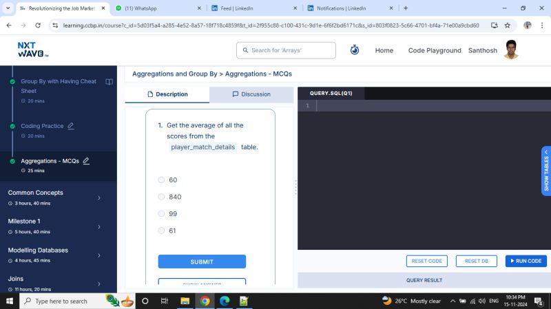 Santhosh K R on LinkedIn: #day31 #30daysofcode #ccbp #nxtwave # ... Santhosh K R on LinkedIn: #day31 #30daysofcode #ccbp #nxtwave # ...