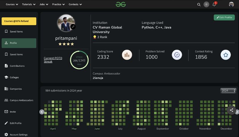 PRITAM PANI on LinkedIn: #time #leetcode #challenges #dsa # ... PRITAM PANI on LinkedIn: #time #leetcode #challenges #dsa # ...
