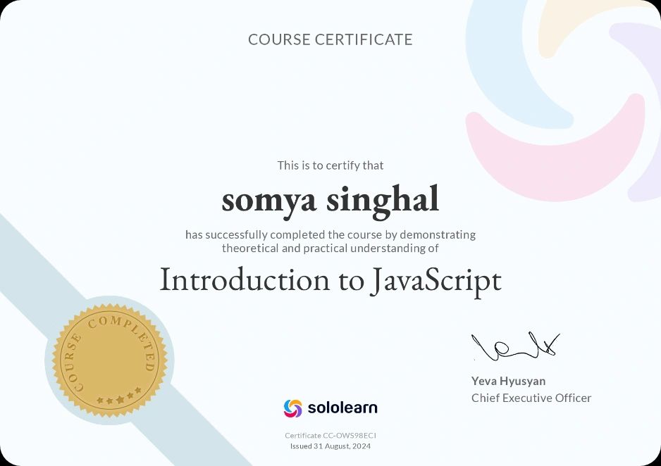 Somya Singhal on LinkedIn: #javascript #webdevelopment #learning # ... Somya Singhal on LinkedIn: #javascript #webdevelopment #learning # ...