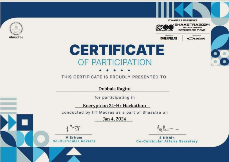 Ragini Reddy Dubbala on LinkedIn: 💫I am excited to share that I ... Ragini Reddy Dubbala on LinkedIn: 💫I am excited to share that I ...