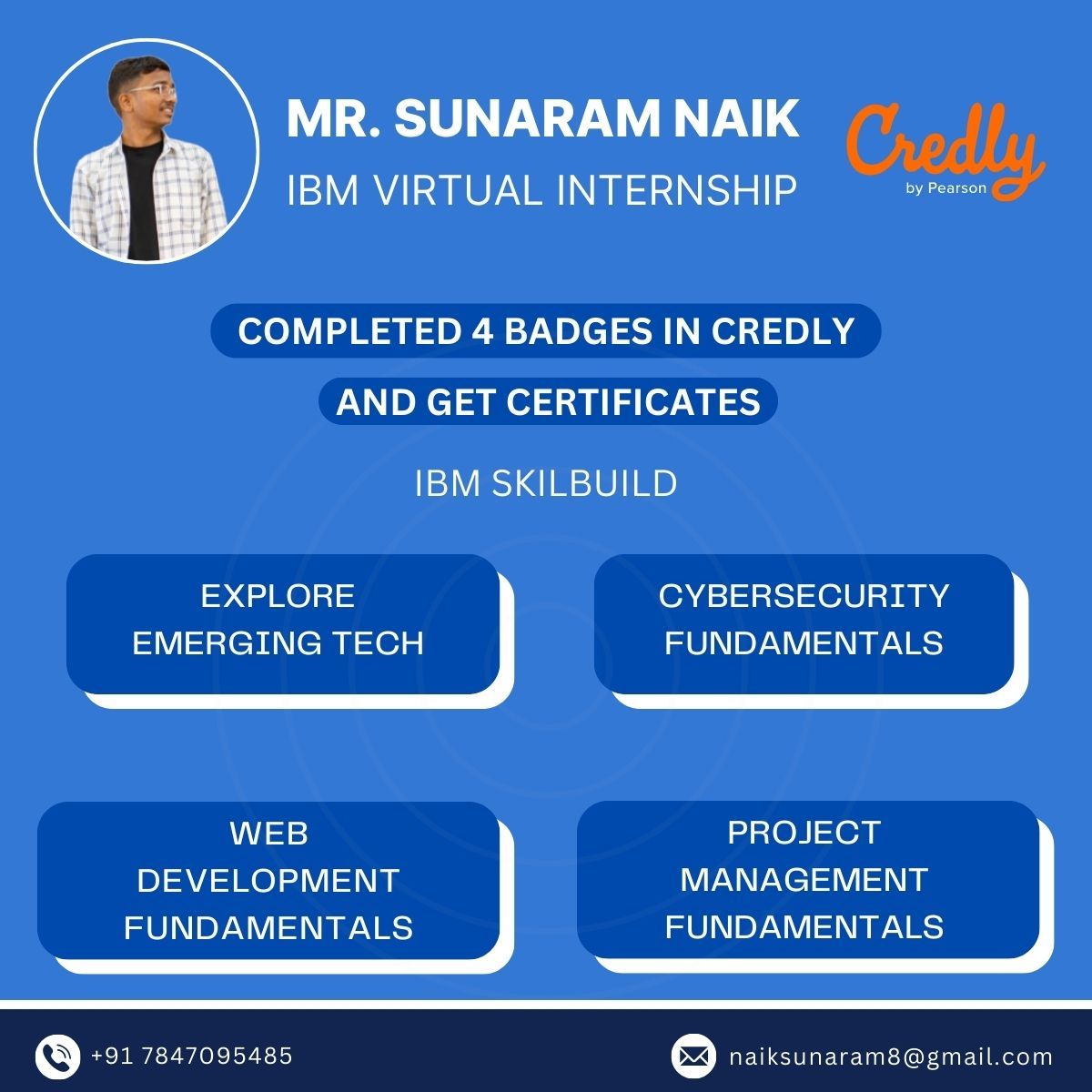 Sunaram Naik on LinkedIn: #ibm #internship #achievement # ... Sunaram Naik on LinkedIn: #ibm #internship #achievement # ...