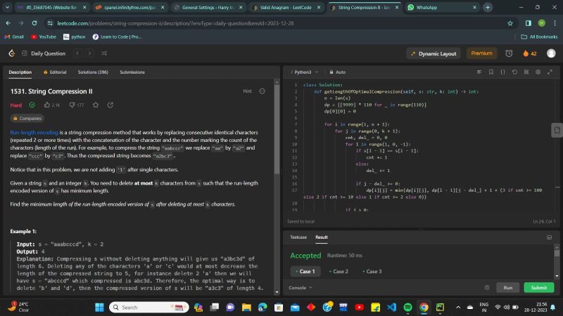 Hari Challa on LinkedIn: #100daysleetcode #dsajourney Hari Challa on LinkedIn: #100daysleetcode #dsajourney