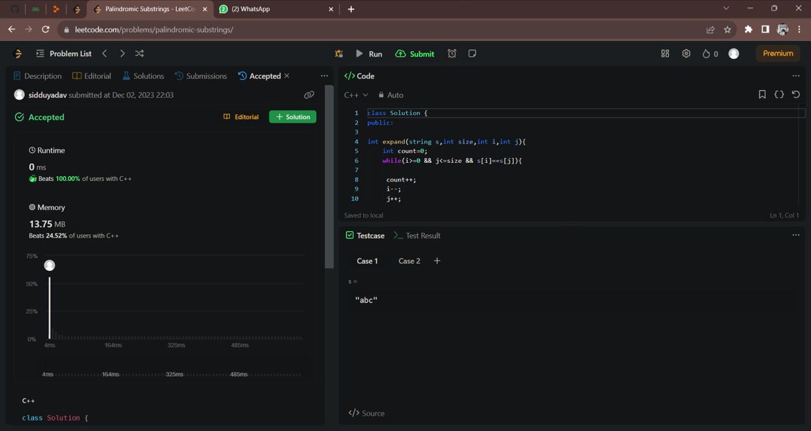 Sai Sidhartha Nomula on LinkedIn: #cpp #dsa #gfg #problemsolving Sai Sidhartha Nomula on LinkedIn: #cpp #dsa #gfg #problemsolving