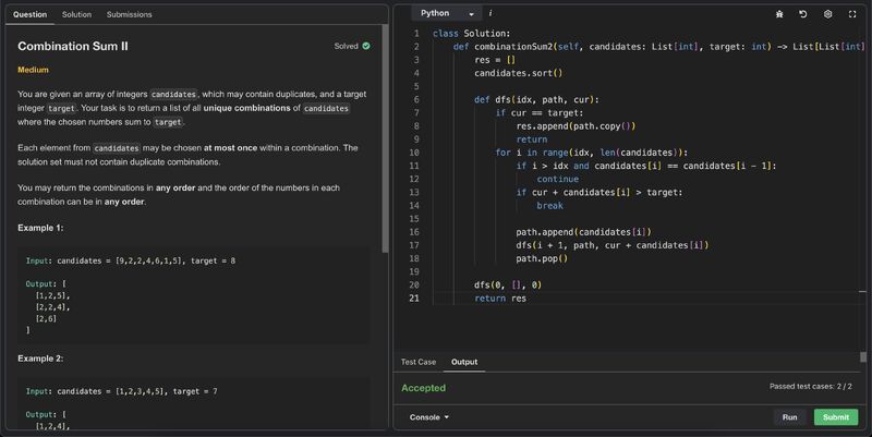 #100daysofcode #100daysofcode #leetcode #backtracking #dfs… | Anwesh Hada #100daysofcode #100daysofcode #leetcode #backtracking #dfs… | Anwesh Hada