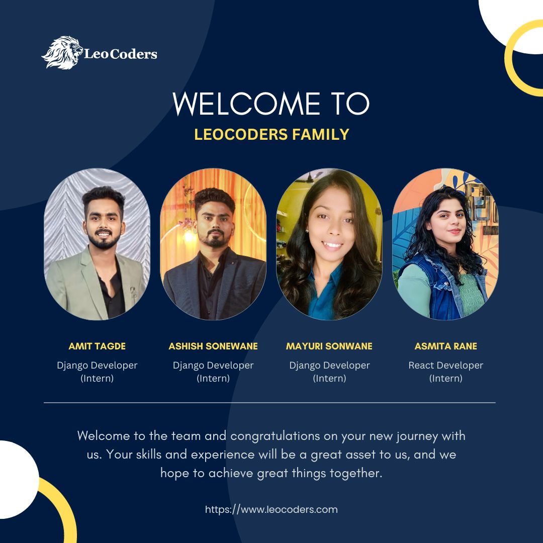 Leo Coders Private Limited on LinkedIn: Welcome to Leo Coders Family ... Leo Coders Private Limited on LinkedIn: Welcome to Leo Coders Family ...