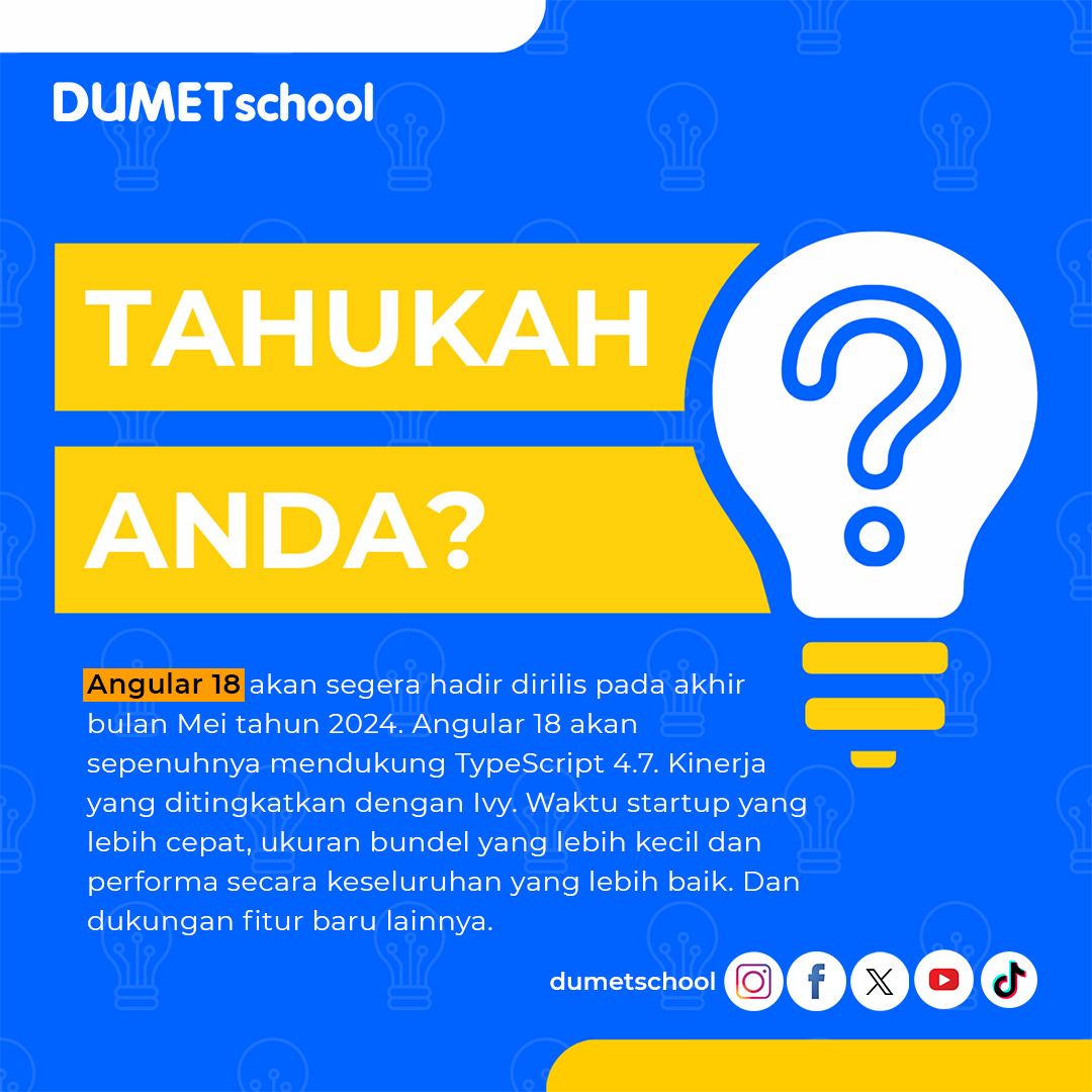 DUMET School on LinkedIn: #angular #javascript #angular18 DUMET School on LinkedIn: #angular #javascript #angular18