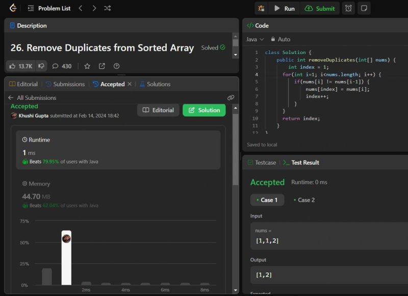 Khushi Gupta on LinkedIn: #30daysofcode #codingchallenge #leetcode # ... Khushi Gupta on LinkedIn: #30daysofcode #codingchallenge #leetcode # ...