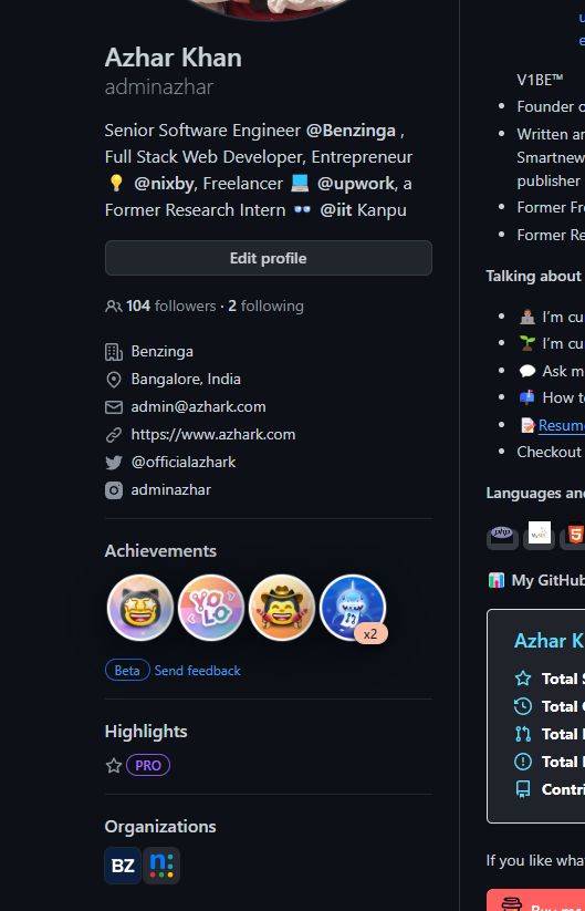 Azhar Khan on LinkedIn: #github #codingcommunity #opensource Azhar Khan on LinkedIn: #github #codingcommunity #opensource