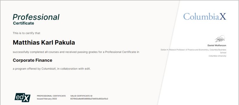 I’m happy to share that I’ve obtained a new certification: Professional ... I’m happy to share that I’ve obtained a new certification: Professional ...