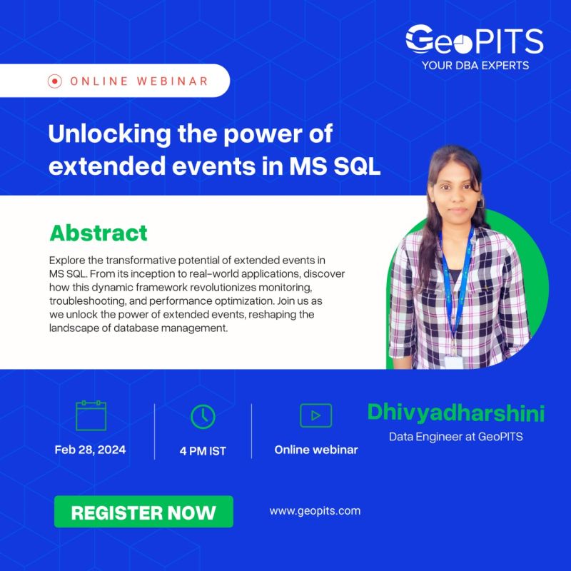 GeoPITS on LinkedIn: #geopits #webinar #mssql #sqlserver #data # ... GeoPITS on LinkedIn: #geopits #webinar #mssql #sqlserver #data # ...