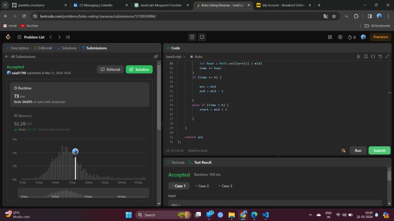 Resolved two challenging DSA problems with LeetCode | Sairam Patra ... Resolved two challenging DSA problems with LeetCode | Sairam Patra ...