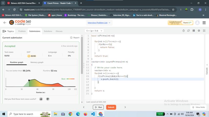 Kalki Dang on LinkedIn: #algorithm #codingchallenge #primenumbers # ... Kalki Dang on LinkedIn: #algorithm #codingchallenge #primenumbers # ...