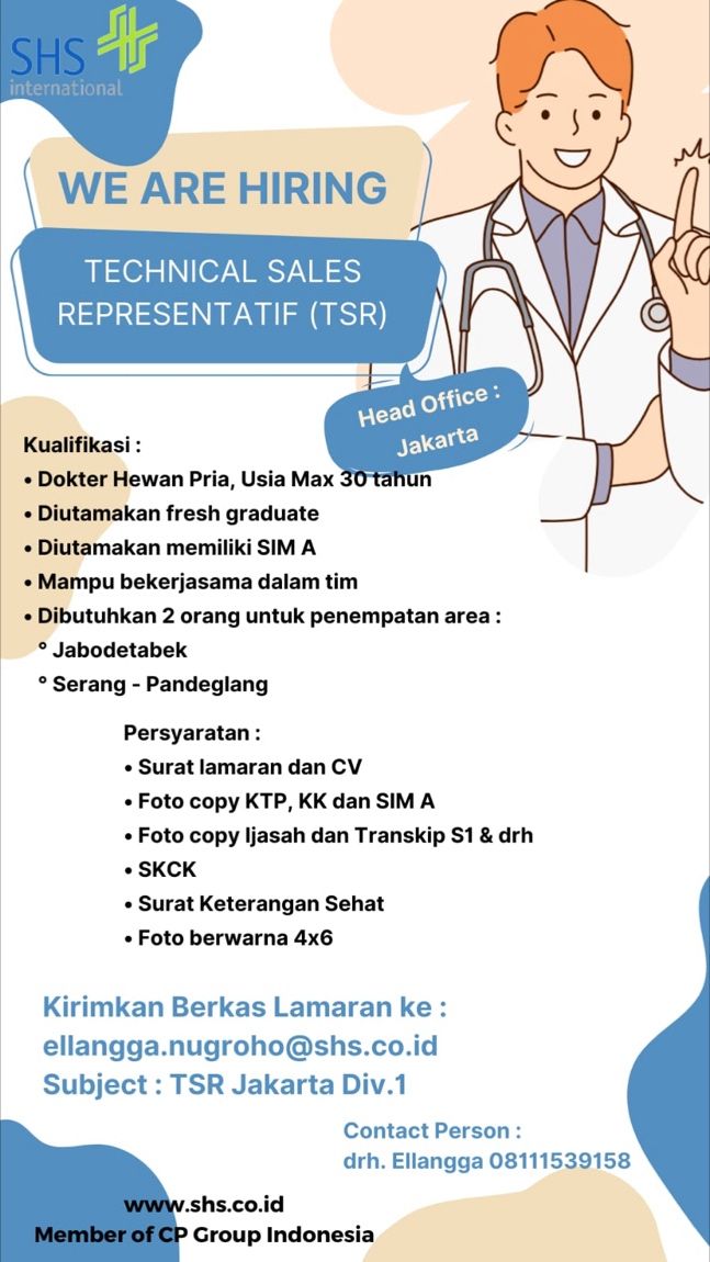 drh. Ellangga Eko Suryo Nugroho on LinkedIn: Join with us! drh. Ellangga Eko Suryo Nugroho on LinkedIn: Join with us!