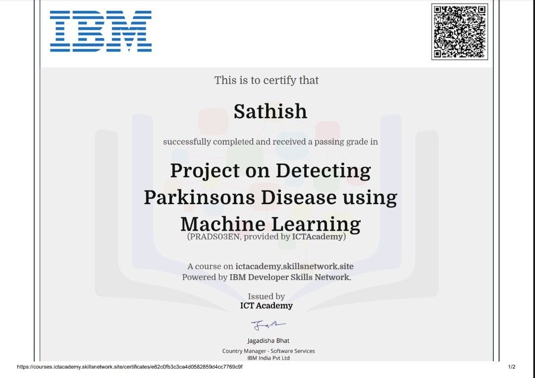 Sathish K on LinkedIn: completed my Machine Learning project in ... Sathish K on LinkedIn: completed my Machine Learning project in ...