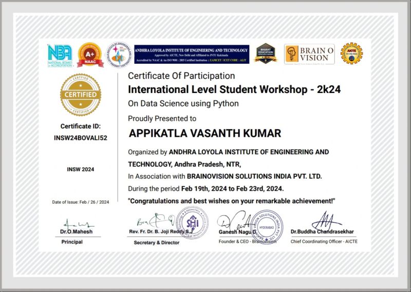 Vasanth Kumar Appikatla on LinkedIn: #datascience #python #brainovision ... Vasanth Kumar Appikatla on LinkedIn: #datascience #python #brainovision ...
