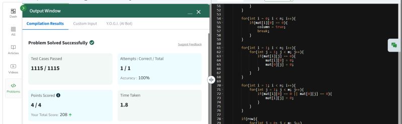 #gfg160 #java #dsa #gfgpractice #100daysofcode #matrixproblem #inplace ... #gfg160 #java #dsa #gfgpractice #100daysofcode #matrixproblem #inplace ...