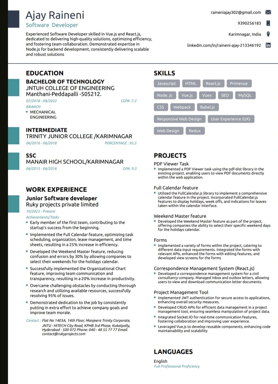 Raineni Ajay on LinkedIn: #technology #reactjs #vuejs #nodejs # ... Raineni Ajay on LinkedIn: #technology #reactjs #vuejs #nodejs # ...
