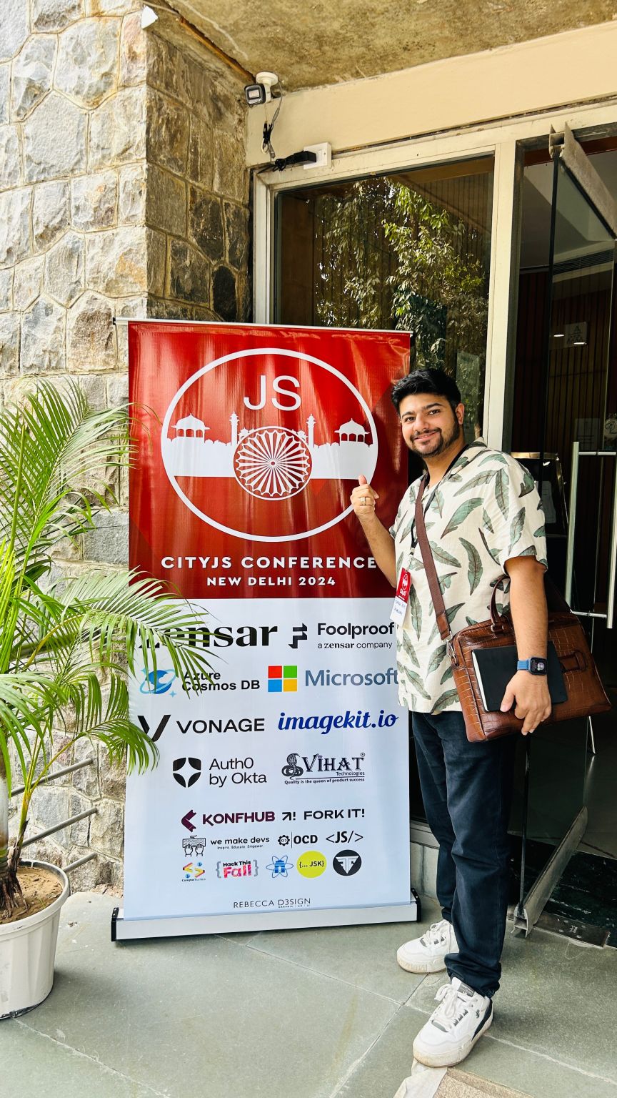 Rohtash Sethi 👨💻🥷🌟 on LinkedIn: #cityjs #newdelhi #javascript #networking Rohtash Sethi 👨💻🥷🌟 on LinkedIn: #cityjs #newdelhi #javascript #networking