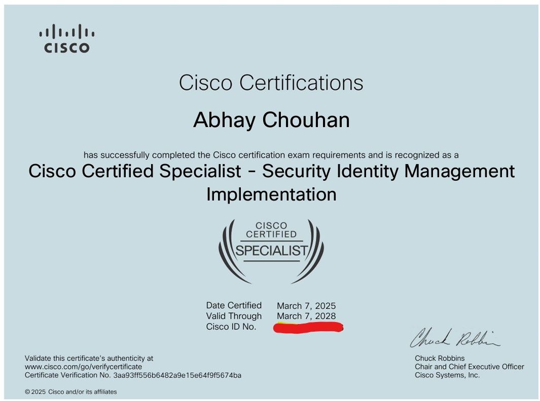 #cisco | Abhay Chauhan | 10 comments #cisco | Abhay Chauhan | 10 comments
