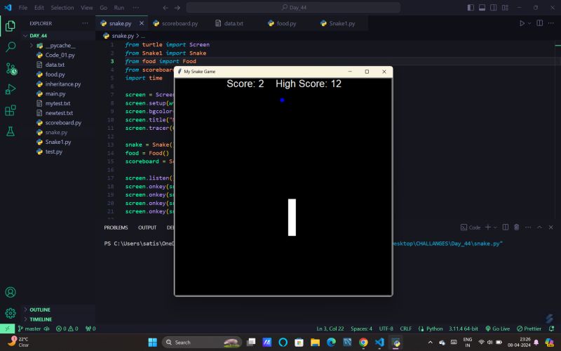 Satish Raut on LinkedIn: #100daysofcode #pythonprogramming # ... Satish Raut on LinkedIn: #100daysofcode #pythonprogramming # ...