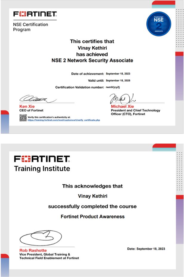 Kethiri Vinay on LinkedIn: #cybersecurity #fortinet #networksecurity # ... Kethiri Vinay on LinkedIn: #cybersecurity #fortinet #networksecurity # ...