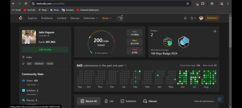 Jatin Kapoor on LinkedIn: #leetcode #milestone #100daychallenge # ... Jatin Kapoor on LinkedIn: #leetcode #milestone #100daychallenge # ...