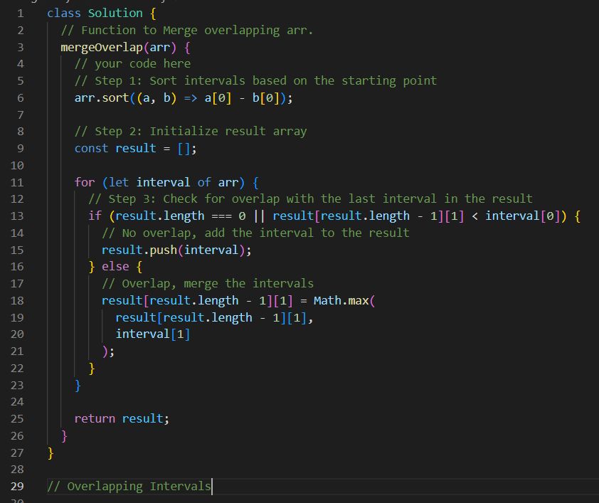 Naresh Baleboina on LinkedIn: #dsa #javascript #mergingintervals # ... Naresh Baleboina on LinkedIn: #dsa #javascript #mergingintervals # ...