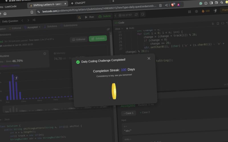 #coding #leetcode #milestones #consistency #programming | Abinath M #coding #leetcode #milestones #consistency #programming | Abinath M