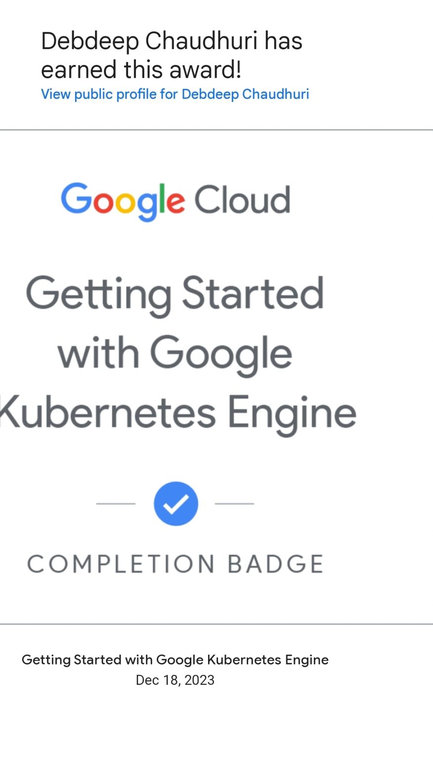 Debdeep Chaudhuri on LinkedIn: Another Badge https://lnkd.in/g-7jrjrM Debdeep Chaudhuri on LinkedIn: Another Badge https://lnkd.in/g-7jrjrM