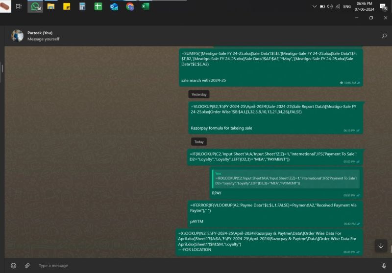 Parteek Thakur on LinkedIn: #whatsapp #data #excel Parteek Thakur on LinkedIn: #whatsapp #data #excel