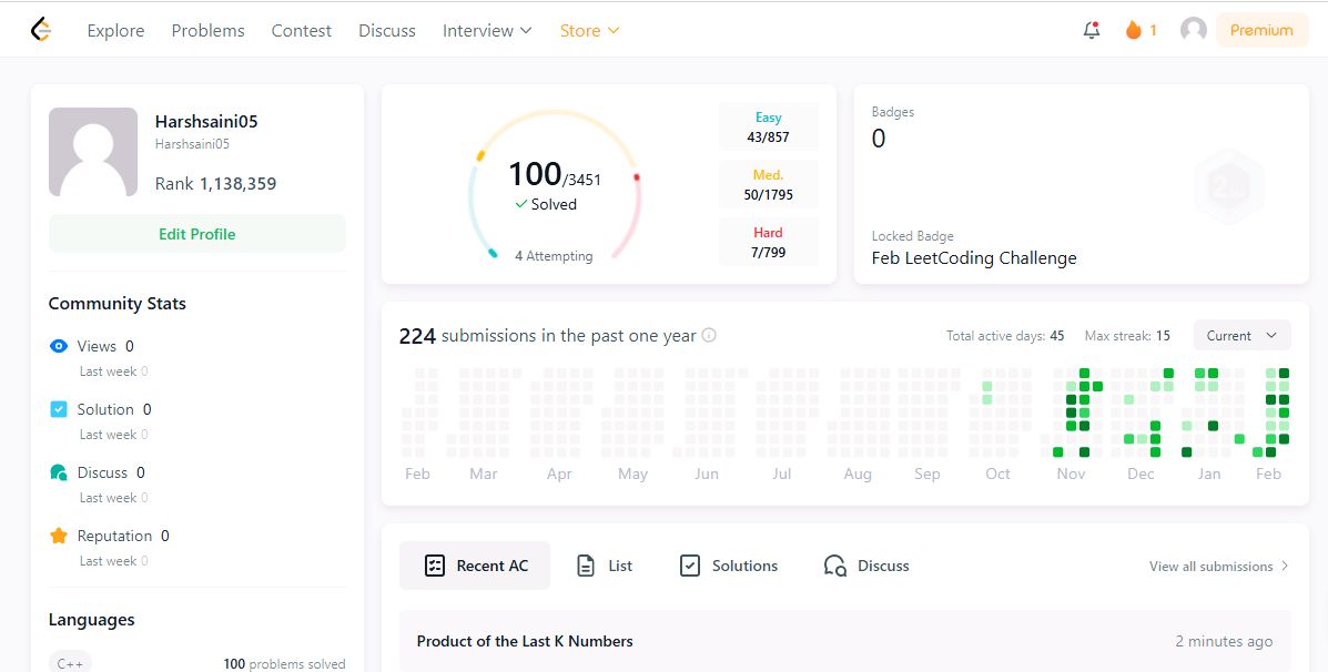 Harsh Saini on LinkedIn: #codeeveryday #leetcode #programming # ... Harsh Saini on LinkedIn: #codeeveryday #leetcode #programming # ...