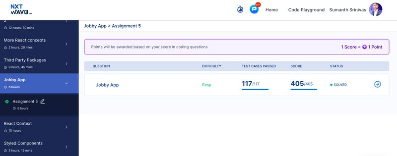 Sumanth Srinivas on LinkedIn: #connections #reactjs #jobbyapp #nxtwave ... Sumanth Srinivas on LinkedIn: #connections #reactjs #jobbyapp #nxtwave ...