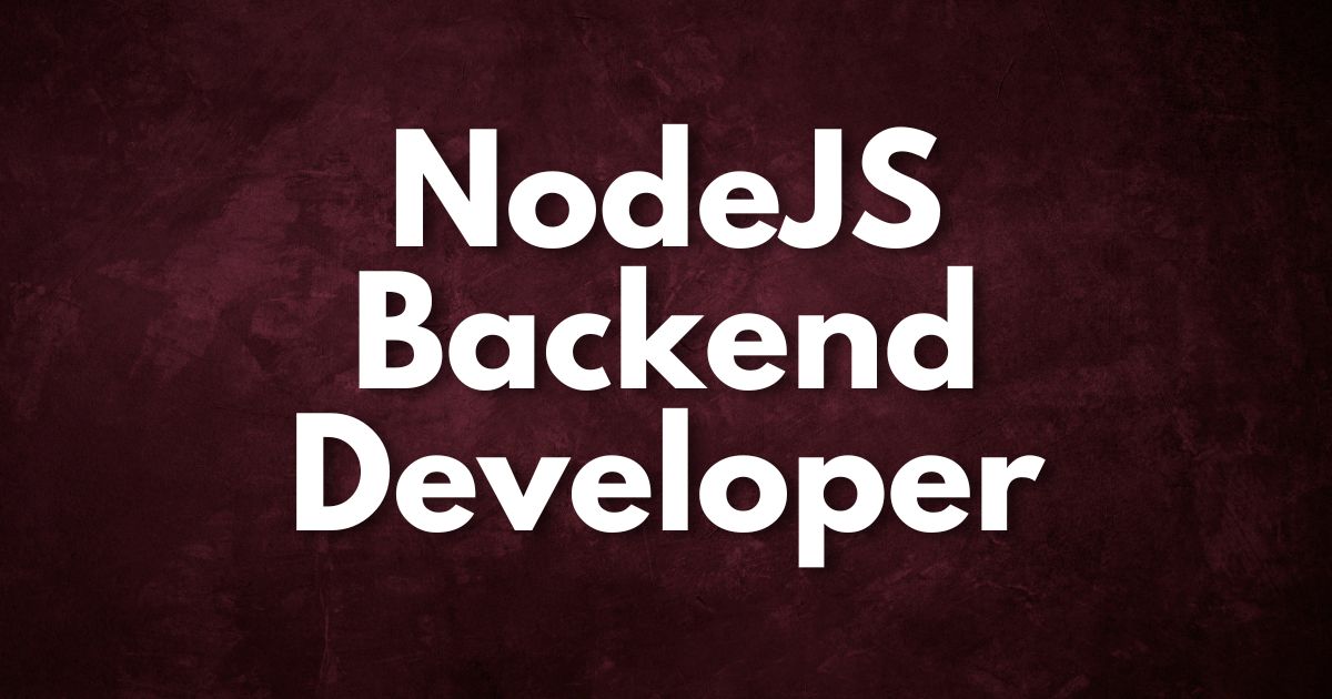 Amly K A on LinkedIn: #nodejsbackenddeveloper #nodejs #backenddeveloper ... Amly K A on LinkedIn: #nodejsbackenddeveloper #nodejs #backenddeveloper ...