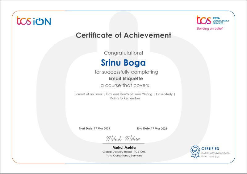 Srinu Boga posted on LinkedIn Srinu Boga posted on LinkedIn