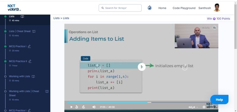 Santhosh K R on LinkedIn: #day8 #30daysofcode #ccbp #nxtwave #fullstack ... Santhosh K R on LinkedIn: #day8 #30daysofcode #ccbp #nxtwave #fullstack ...