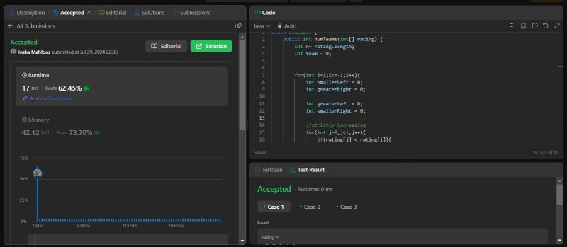 Insha Mahfooz on LinkedIn: #365daysofcode #leetcode #day284 ... Insha Mahfooz on LinkedIn: #365daysofcode #leetcode #day284 ...