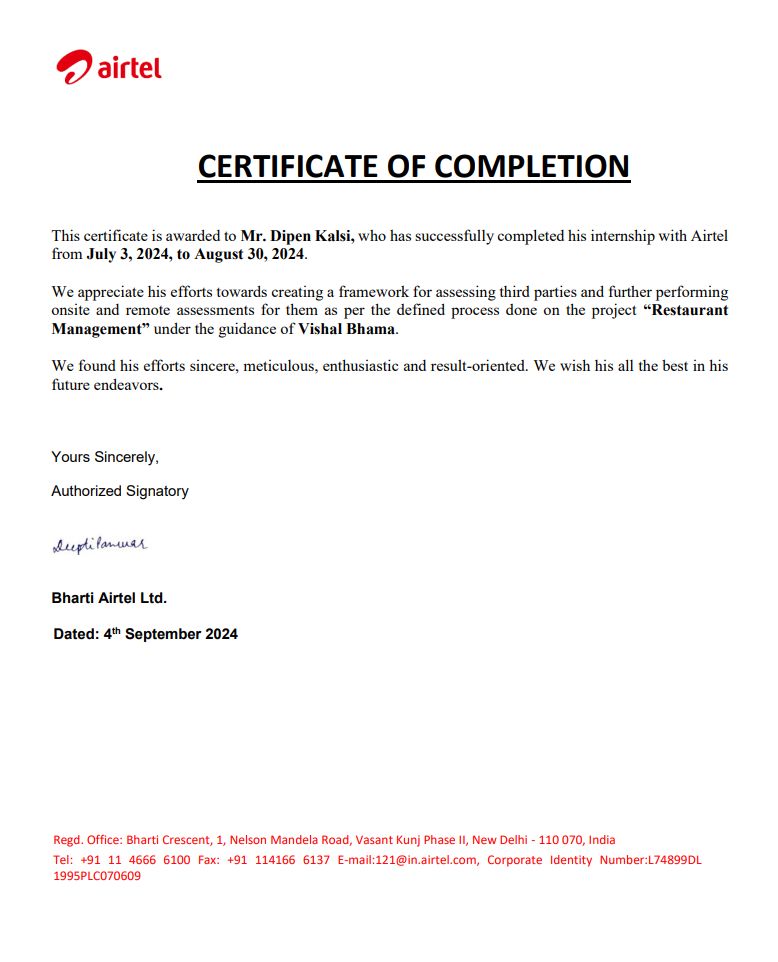 Dipen Kalsi on LinkedIn: Hey everyone, I'm glad to announce that I've ... Dipen Kalsi on LinkedIn: Hey everyone, I'm glad to announce that I've ...