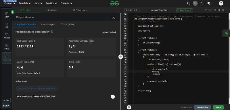 yash singh on LinkedIn: #gfg160daysofproblemsolving #dsa # ... yash singh on LinkedIn: #gfg160daysofproblemsolving #dsa # ...