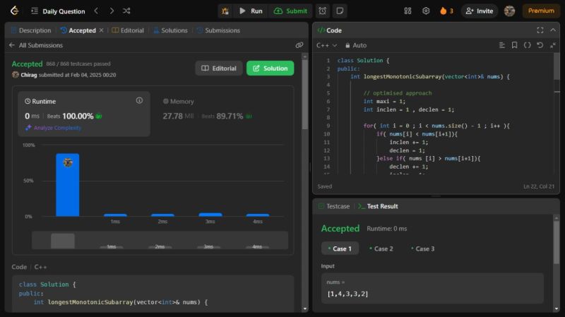 Chirag Anand on LinkedIn: #leetcode #codingjourney #problemsolving # ... Chirag Anand on LinkedIn: #leetcode #codingjourney #problemsolving # ...