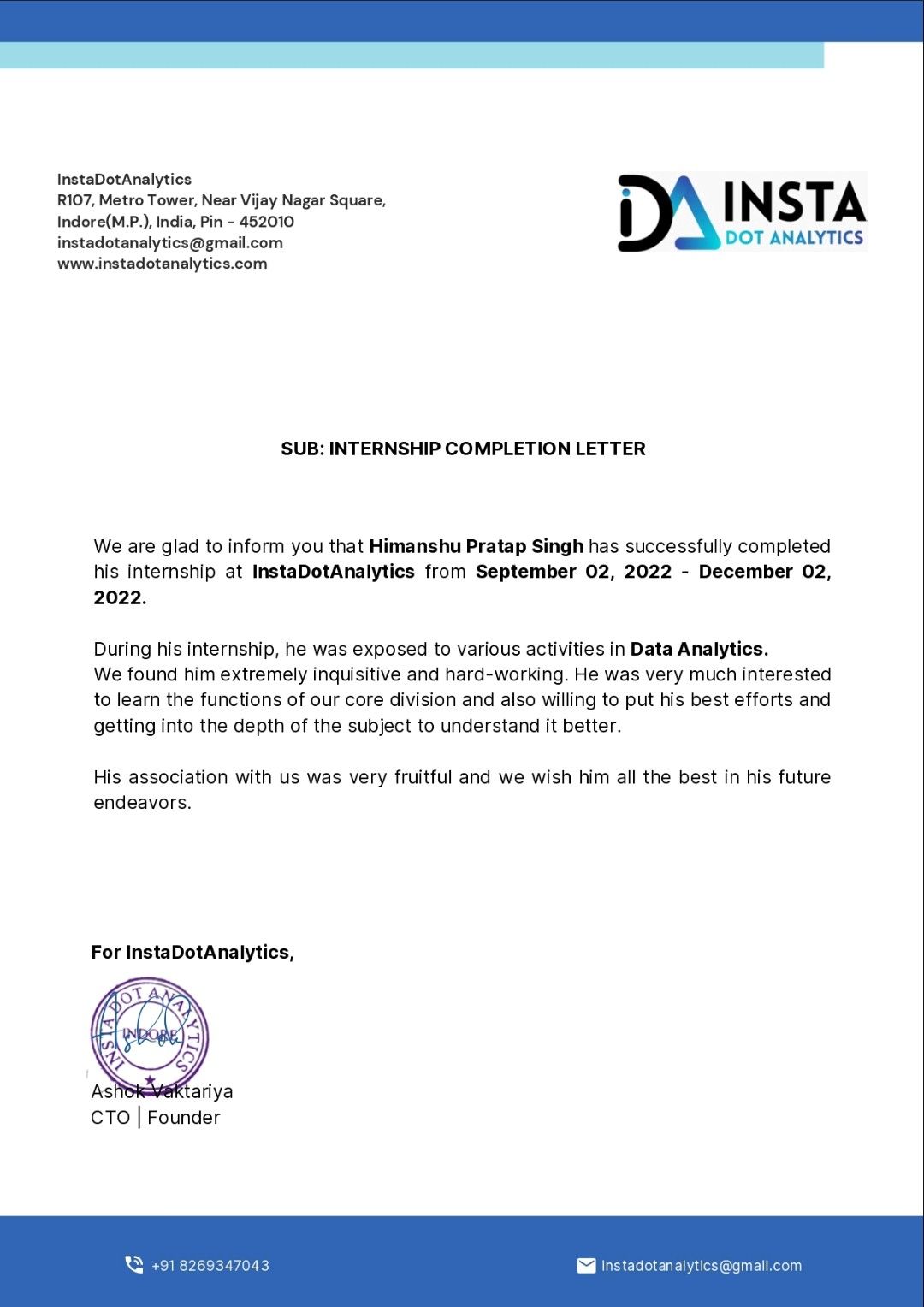 Himanshu Pratap Singh on LinkedIn: #internship #experience #python # ... Himanshu Pratap Singh on LinkedIn: #internship #experience #python # ...